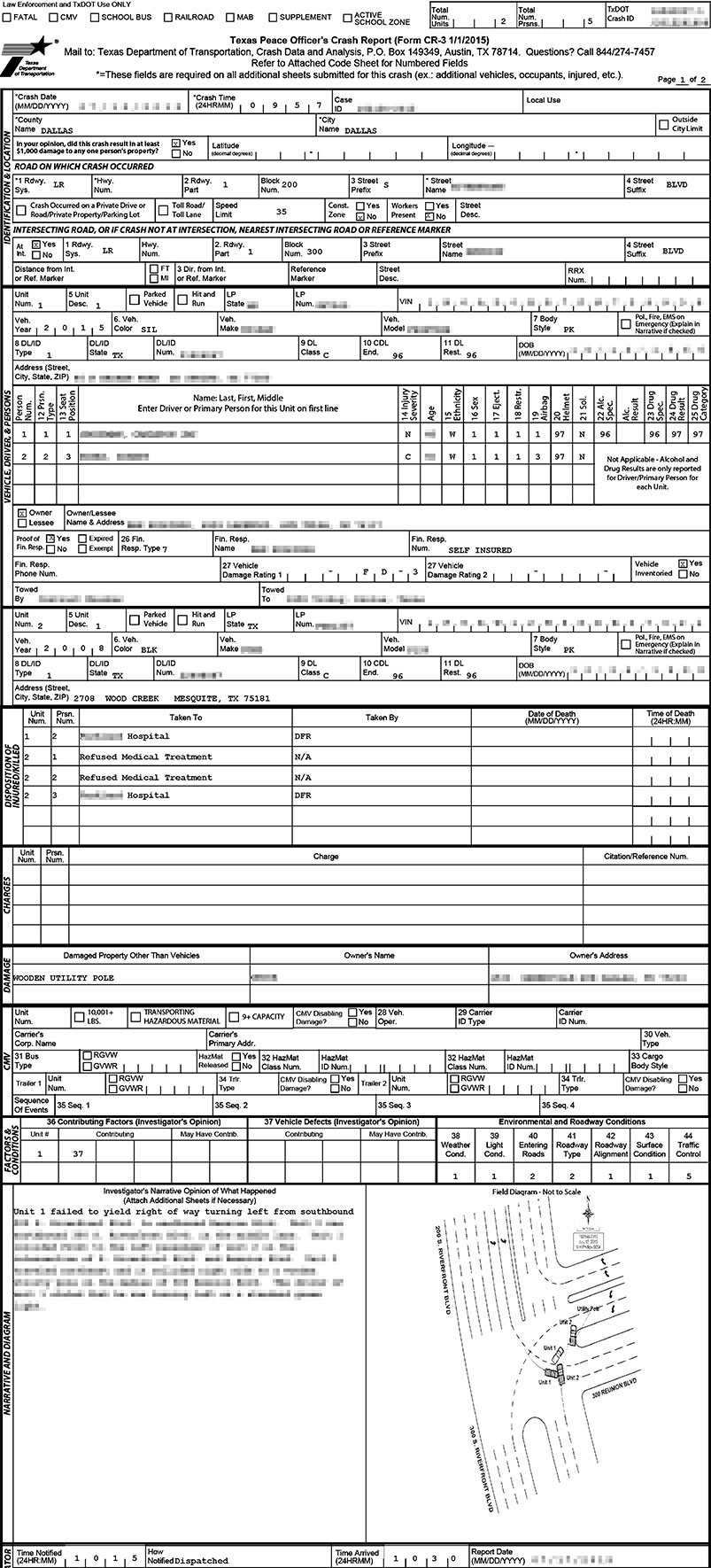 How To Re A Copy Of Your Car Accident Report In Dallas TX